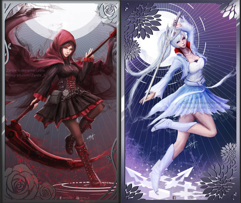 RWBY White Rose combat Skirts by Zerox-II on DeviantArt