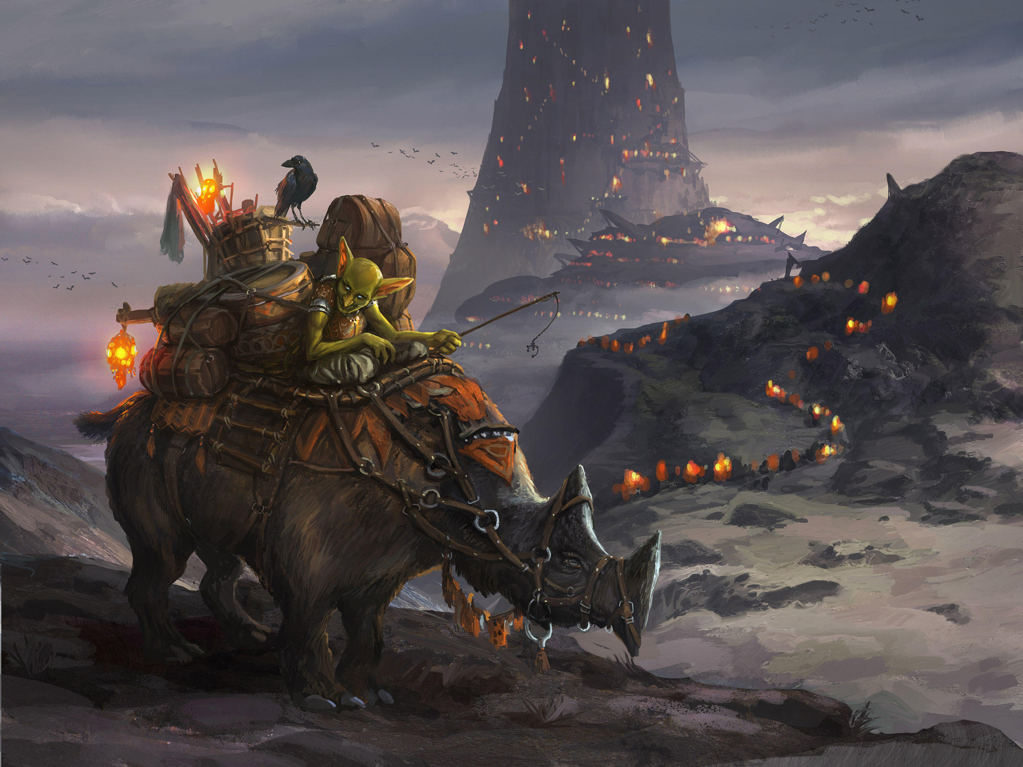 Goblin Merchant by Alexander Nanitchkov : r/ImaginaryGoblins