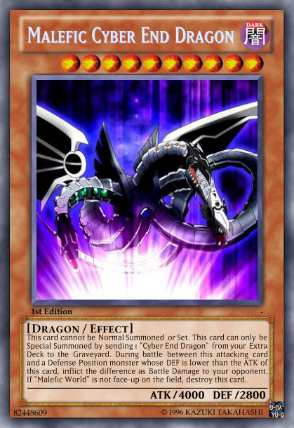 Malefic Cyber End Dragon by Terbeshi on DeviantArt