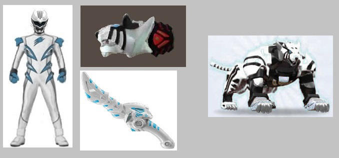 Jungle Fury White Tiger Ranger by Greencosmos80 on DeviantArt