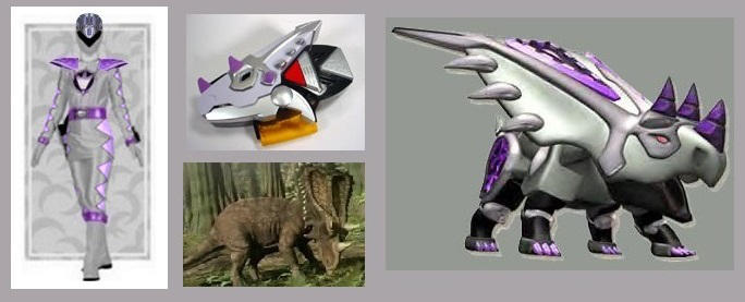 Silver Dino Thunder Ranger by Greencosmos80 on DeviantArt