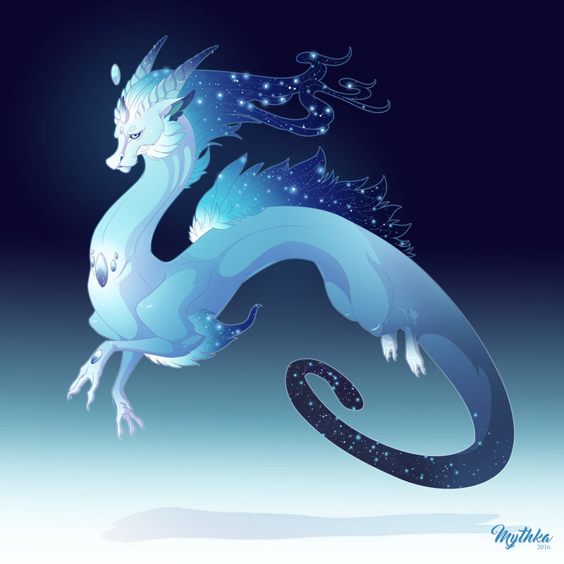 Dec 7 .Dragon of the North Wind. by Mythka on DeviantArt