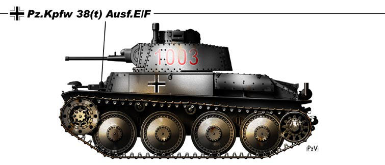 Pz Kpfw 38 t Ausf E F by nicksikh on DeviantArt