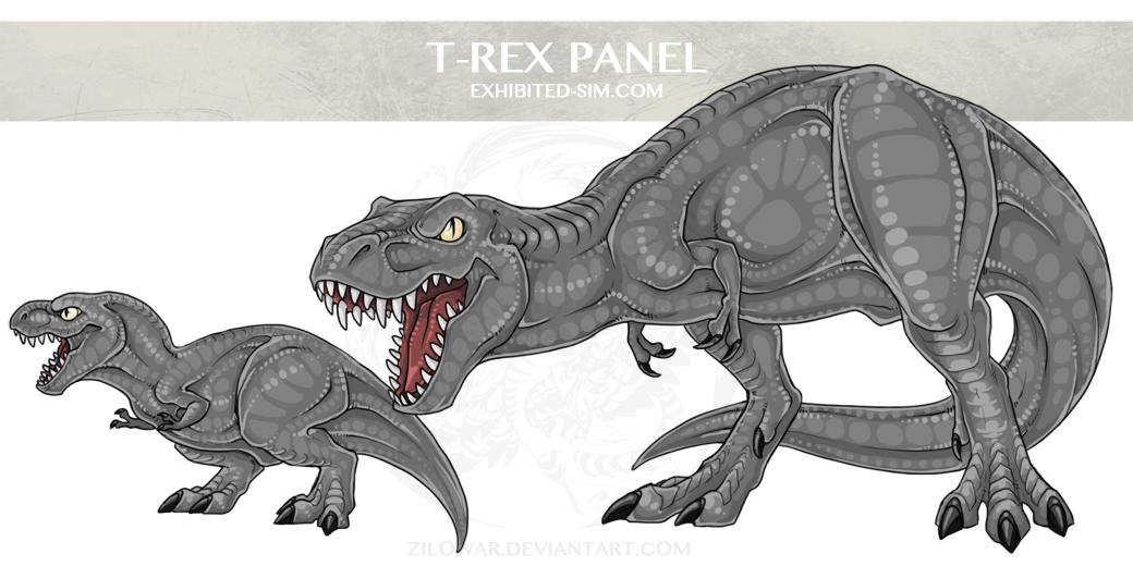 T-rex Base by zilowar on DeviantArt