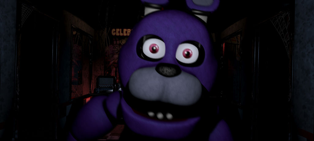 Bonnie Jumpscare Frame Recreation by Bantranic on DeviantArt