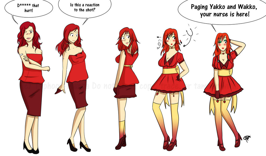 Nurse WildCirno (Special Pose/Outfit Winner) by Typhoon-Manga on DeviantArt