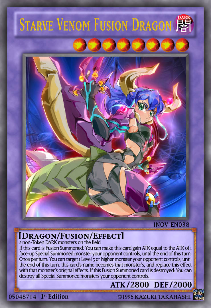Starving Venom Fusion Dragon Orica YGO by yeidenex on DeviantArt