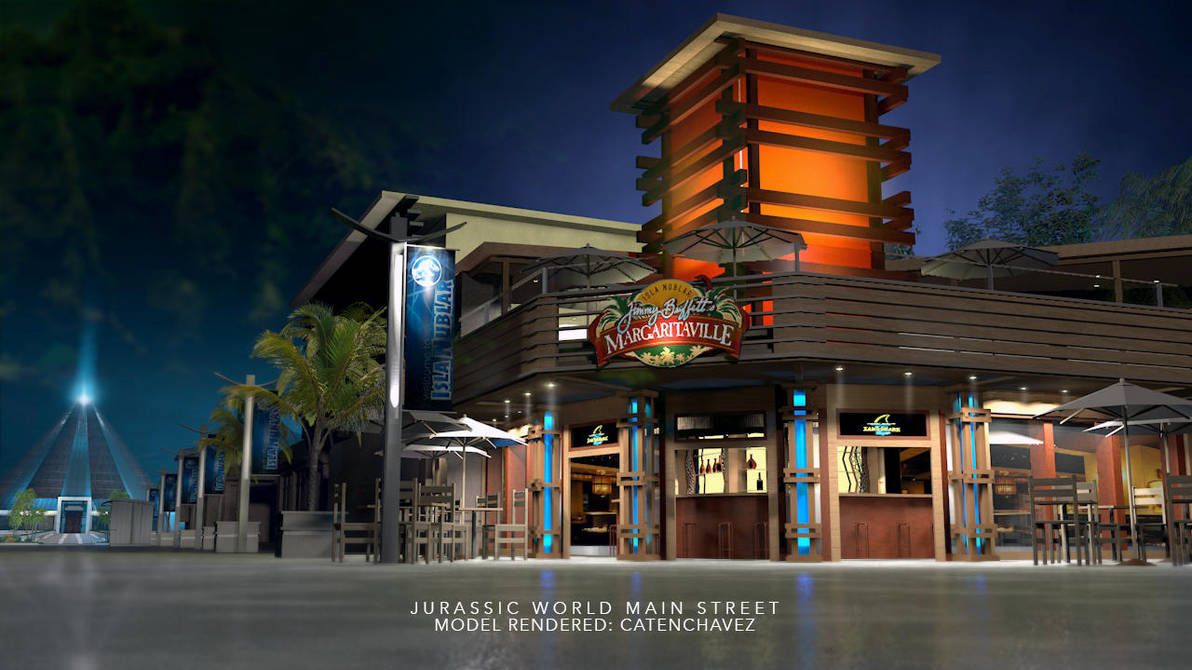 Jurassic World Main Street by IslandCity on DeviantArt