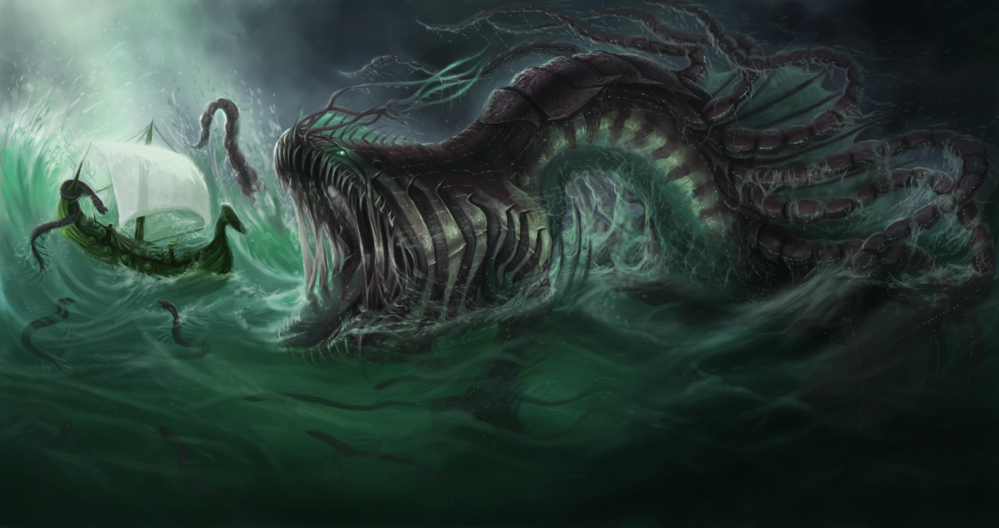 Water Colossus by Sarah Lynn : r/ImaginaryLeviathans