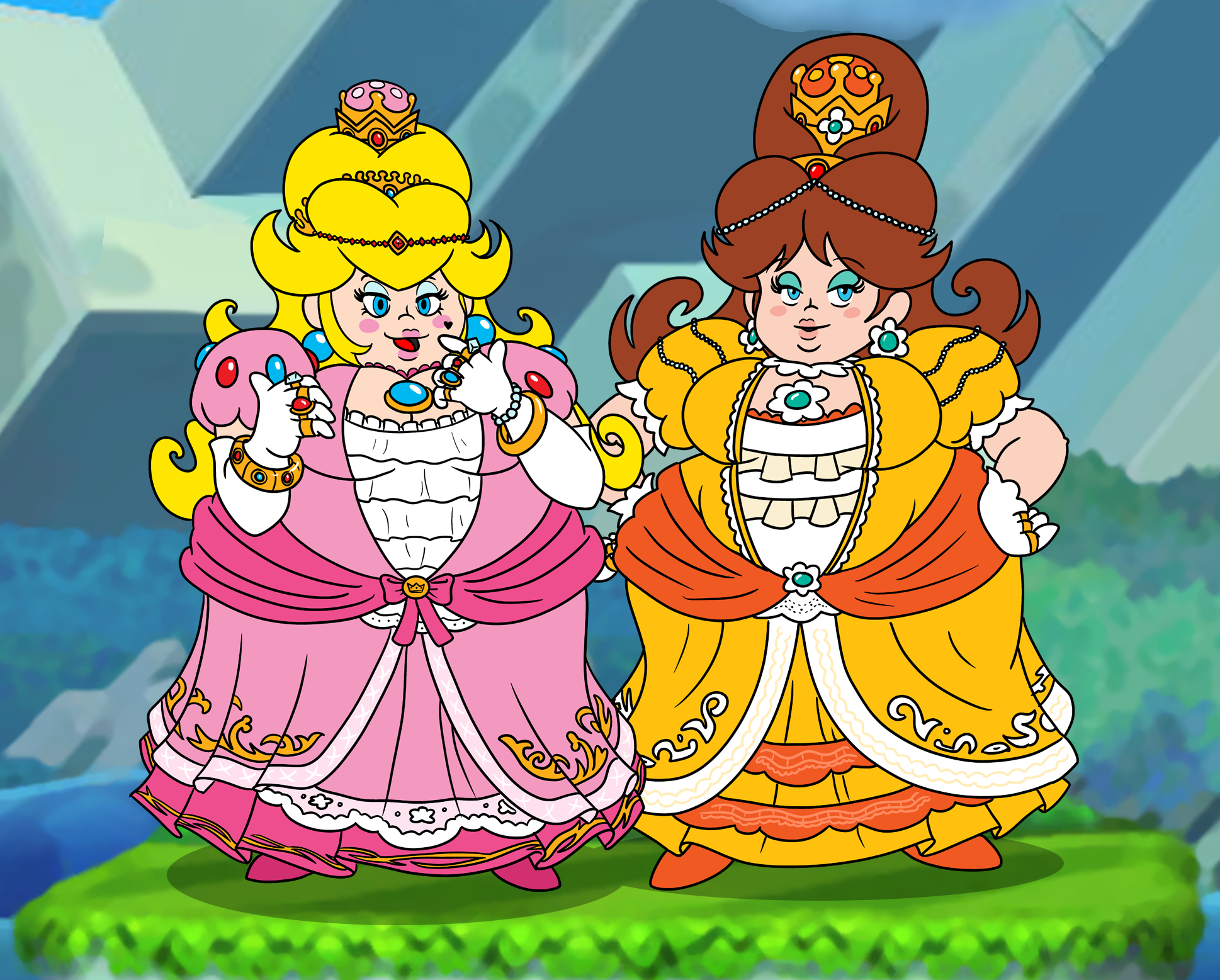 Double Crown Princesses by JoeSixPack60 on DeviantArt