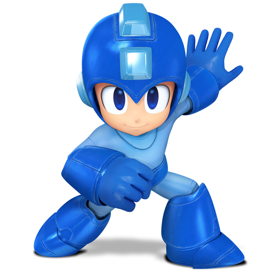 Megaman Classic Pose Render by Nibroc-Rock on DeviantArt