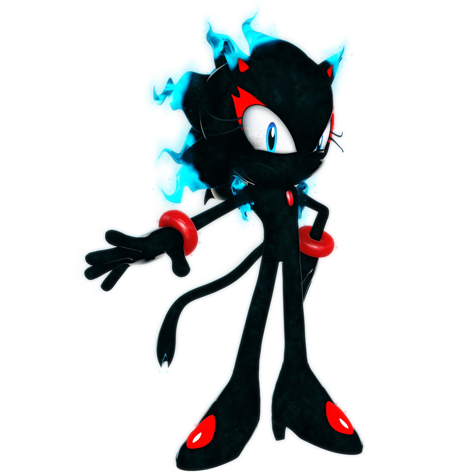 Blaze the Cat ConceptArt Design: ProtoBlaze Render by Nibroc-Rock on ...