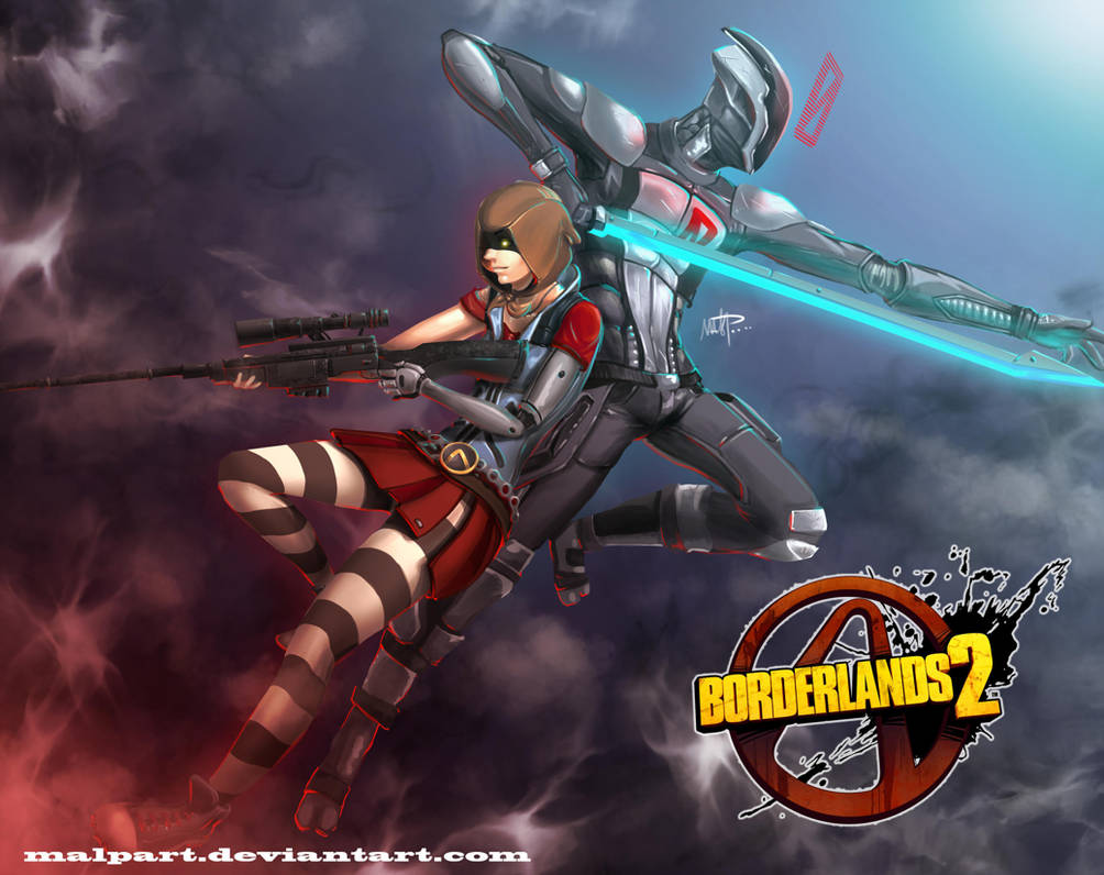 Gaige x Zer0 - Borderlands 2 by MALPart on DeviantArt