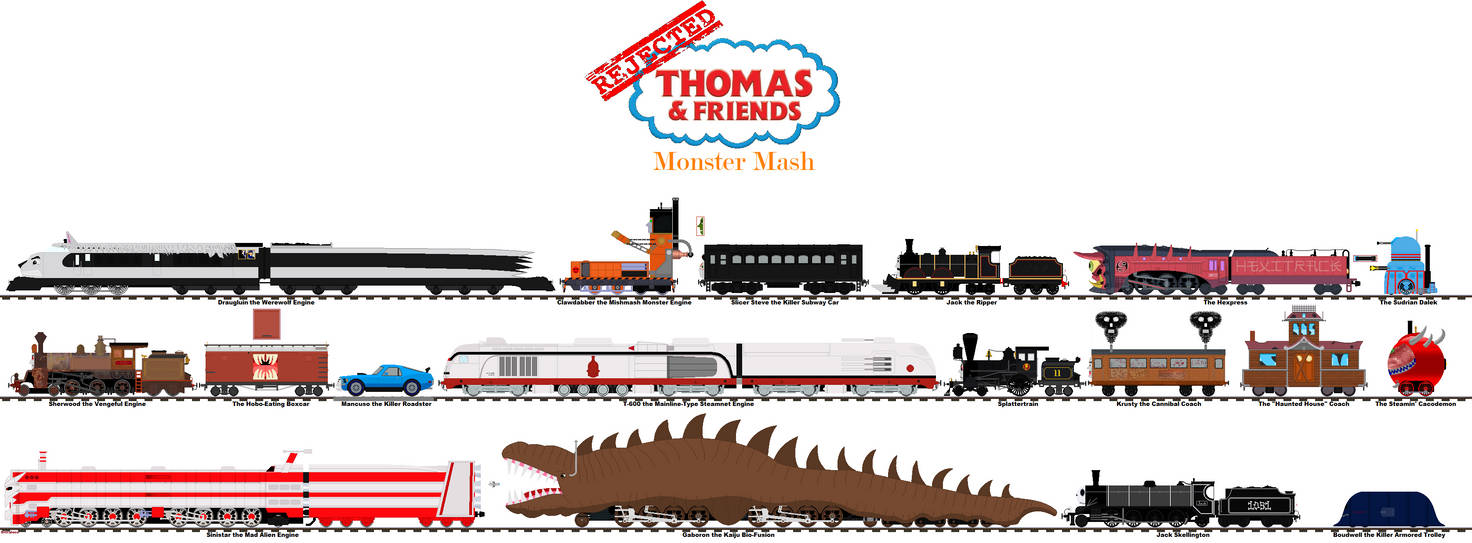 Rejected Thomas Characters: Monster Mash by Ultraloco on DeviantArt