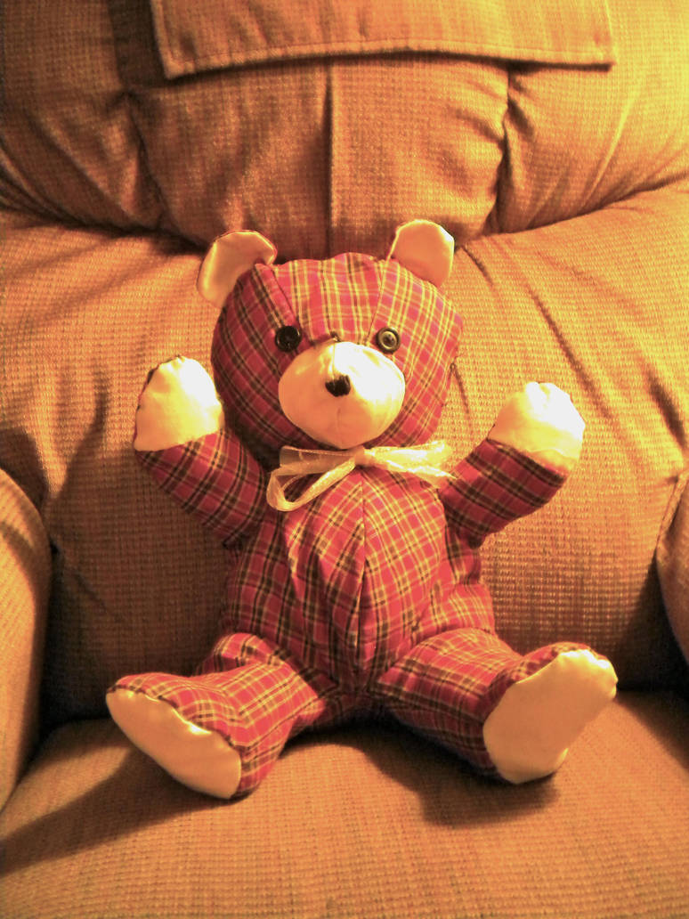 PLAID TEDDY BEAR by russiawantsvodka on DeviantArt