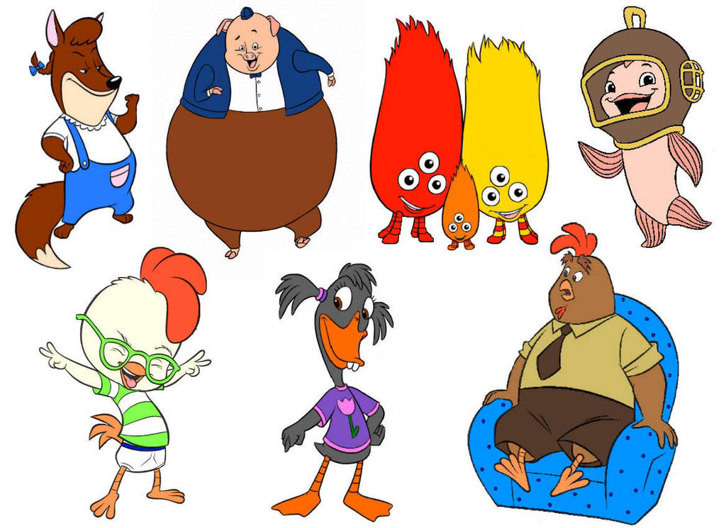 Chicken Little Characters by slinkysis3 on DeviantArt