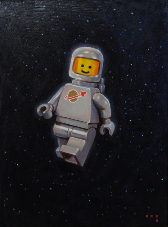 Lego Spaceman - Version 2 by iconicafineart on DeviantArt