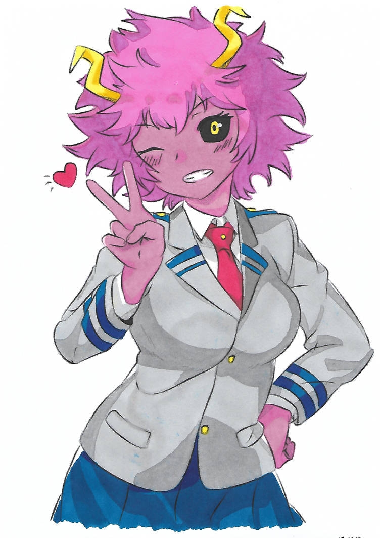 Mina Ashido Boku No Hero Academia By Caeshforum On Deviantart