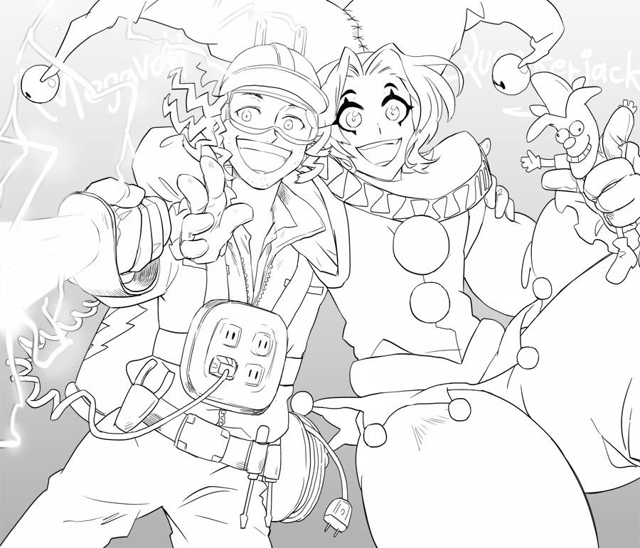 Megavolt and Quackerjack by merryparty on DeviantArt