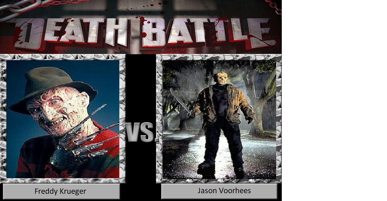 Death Battle: Freddy Krueger vs. Jason Voorhees by JusSonic on DeviantArt
