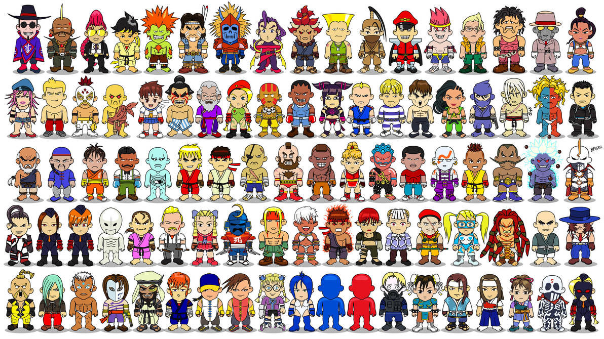 Street Fighter Wallpaper (All Characters) by BRIGAZ on DeviantArt