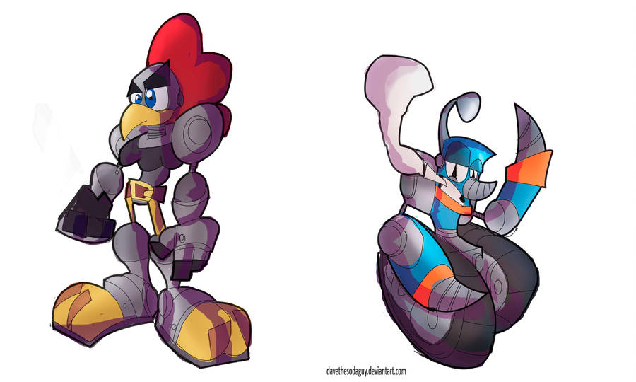 Bunch of Sonic Characters - Scratch and Grounder by DaveTheSodaGuy on ...