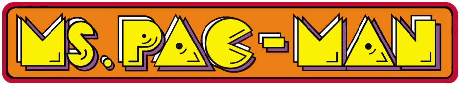 Ms. Pac-Man logo by RingoStarr39 on DeviantArt