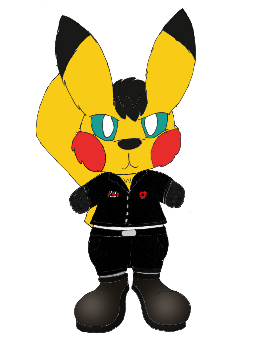 American Pikachu by redcat555 on DeviantArt