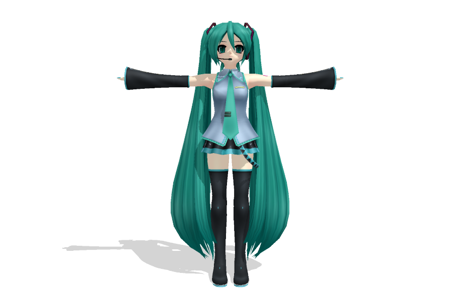 MMD Newcomer Miku by Anime-Base-Creator on DeviantArt