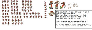 Pokemon BW- Misty Sprite Sheet by luckygirl88 on DeviantArt