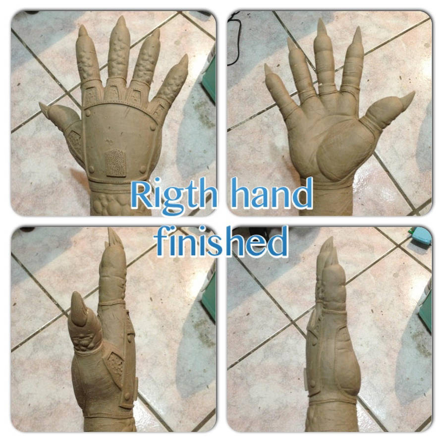 Predator hand sculpt by made007 on DeviantArt