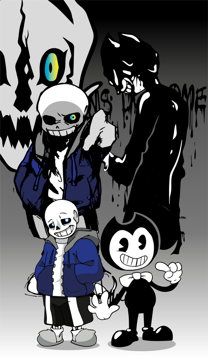 sans and Bendy 2018 by SuperAlfredoUniverse on DeviantArt