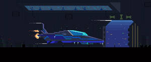 Cyberpunk city 8-bit version by kirokaze on DeviantArt