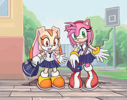 Shadow loves Cream's soft ears :3 by F1Cheese on DeviantArt