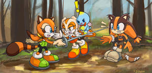 Shadow loves Cream's soft ears :3 by F1Cheese on DeviantArt