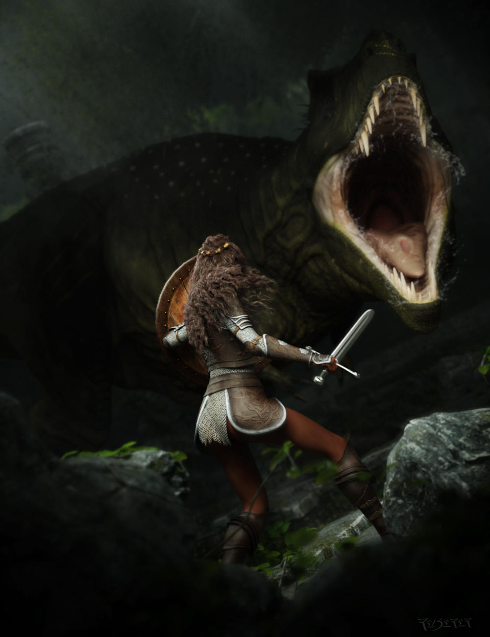 Beast Hunter by RawArt3d on DeviantArt