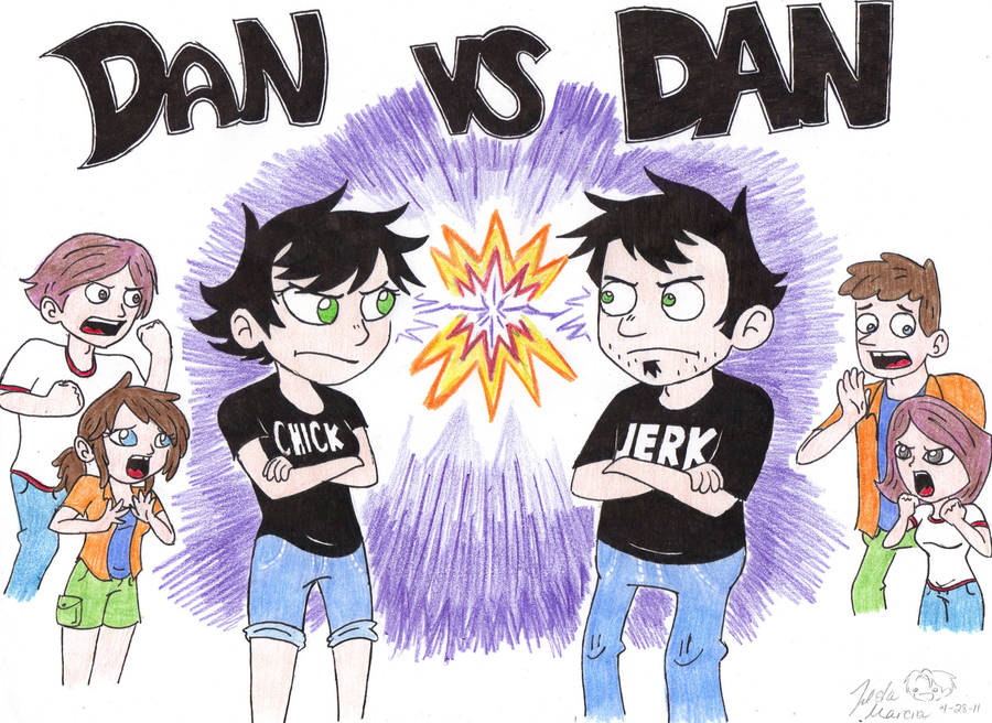 Dan Vs Dan By Teslamarcia On Deviantart