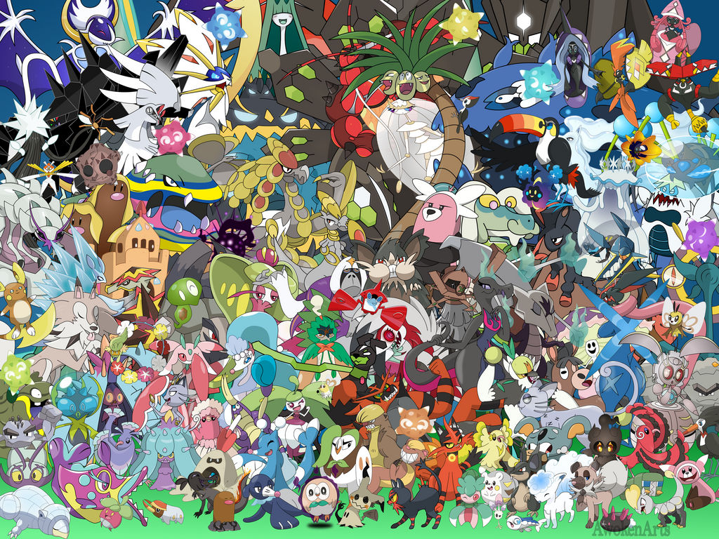 The Alola Roster by AwokenArts on DeviantArt
