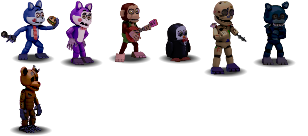 Fnac 1 Characters Canon by aidenmoonstudios on DeviantArt