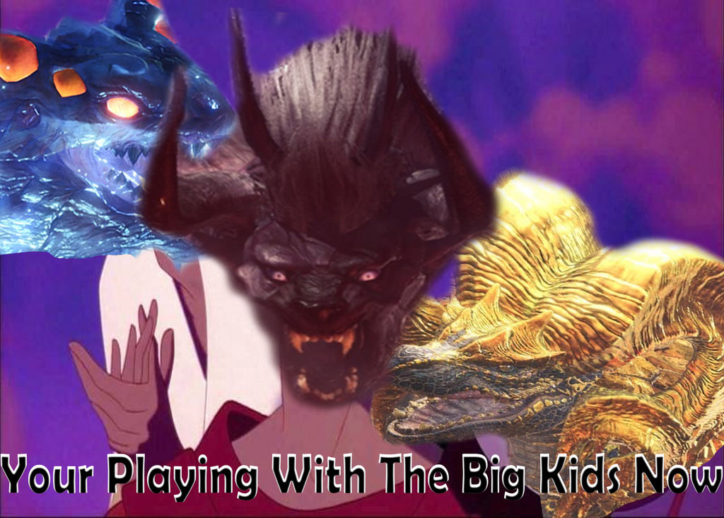 MHW: Behemoth, Xeno'Jiiva and Kulve Taroth by TerryZillasaurus on ...