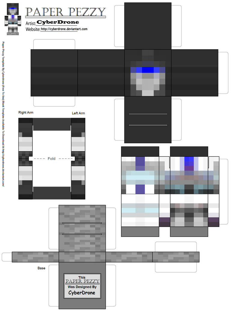 Paper Pezzy- Jazz 'Minecraft' by CyberDrone on DeviantArt