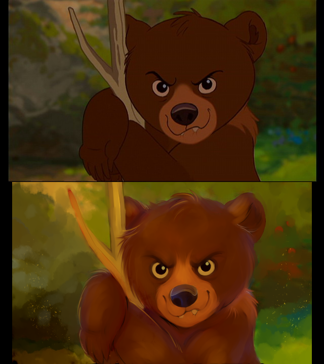 Koda Disney Paint over by imakocoa on DeviantArt