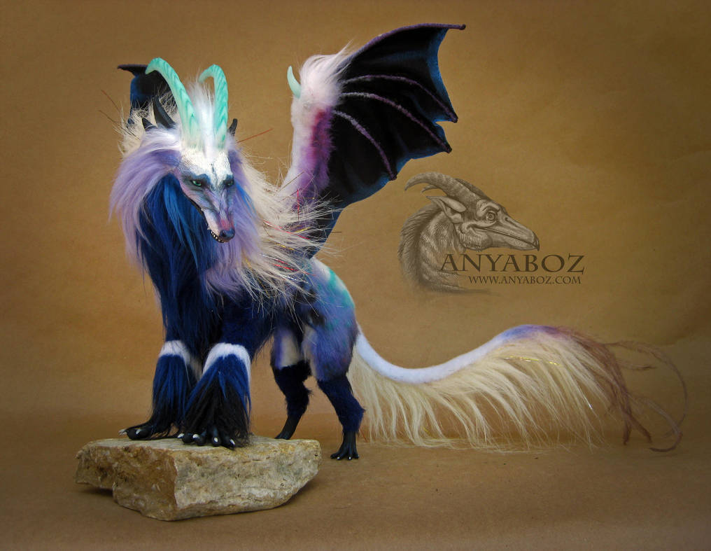 Prismatic Wolf Dragon Room Guardian by AnyaBoz on DeviantArt
