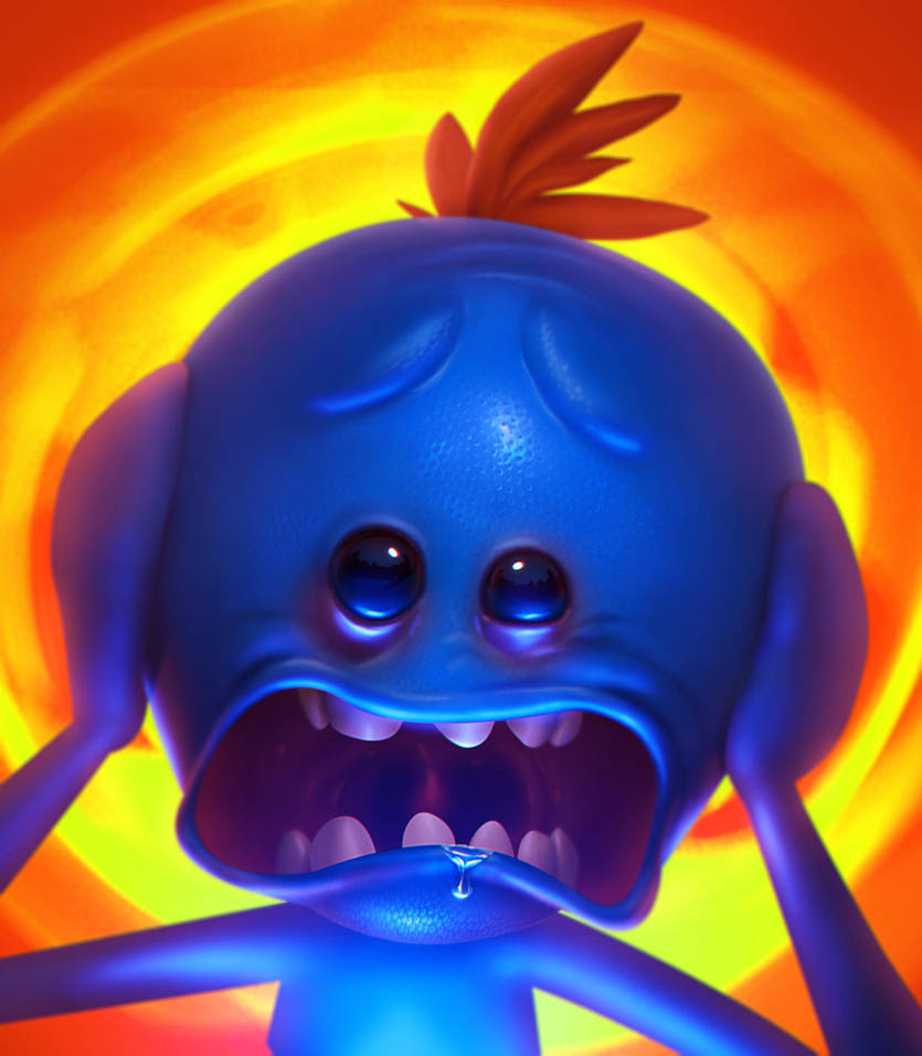 Mr. Meeseeks by fubango on DeviantArt