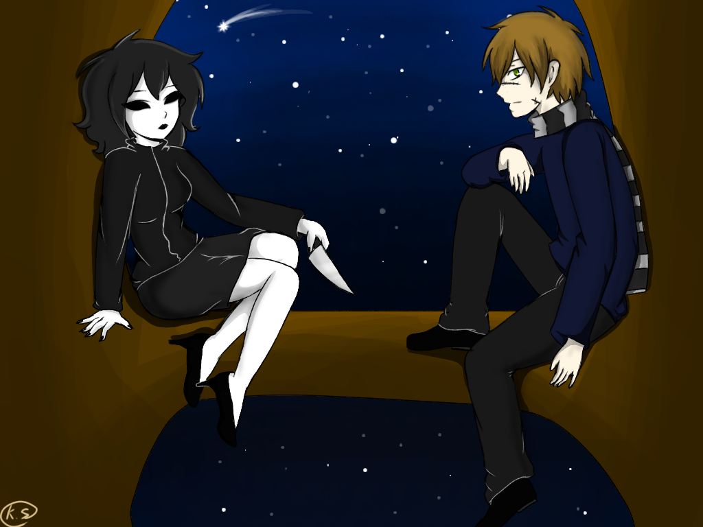 Jane the killer and Homicidal Liu by thekaryn on DeviantArt