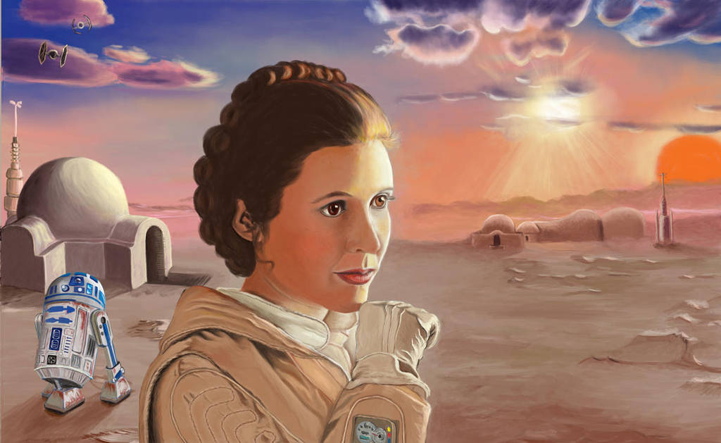 Princess Leia at Tatooine by Sunny-YunHe on DeviantArt Princess Leia at Tatooine by Sunny-YunHe on DeviantArt