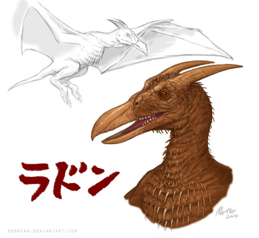 Rodan Redesign by Osmatar on DeviantArt