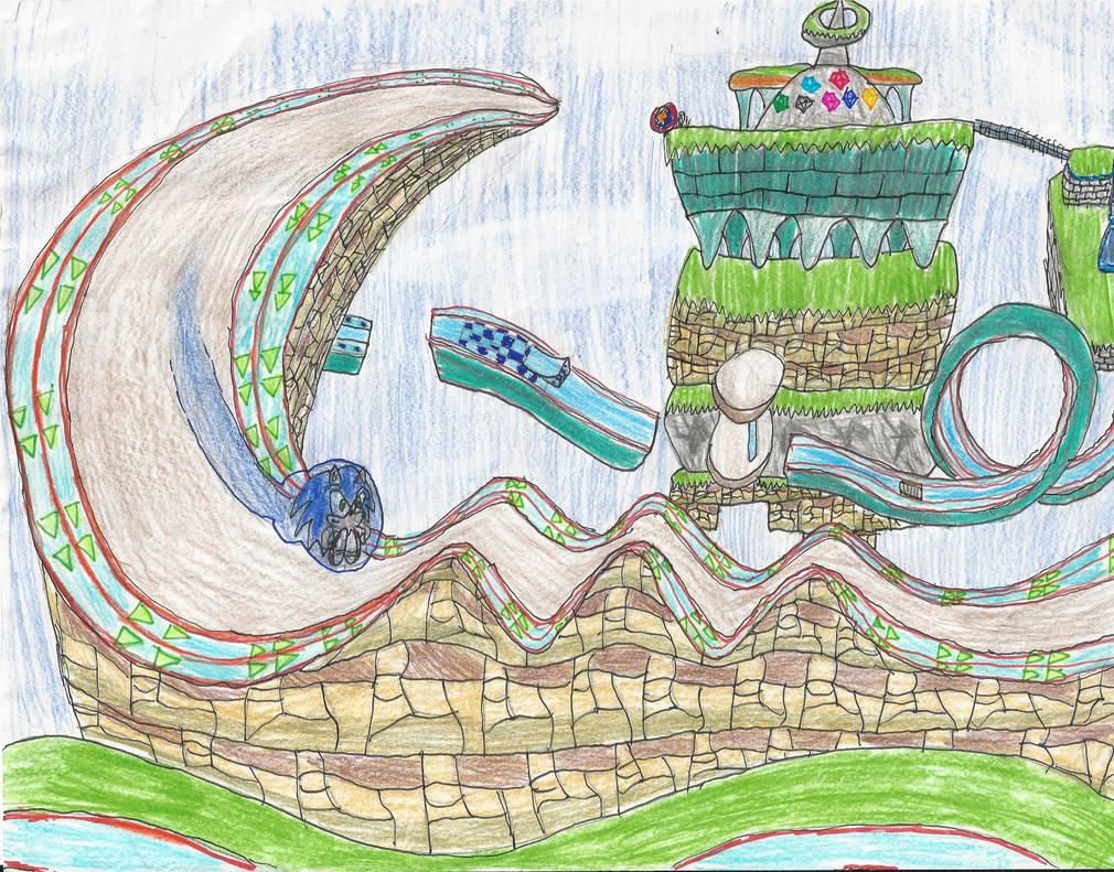 Sonic Spin-Dashing Through Beta Windy Valley by PuffyTopianMan on ...
