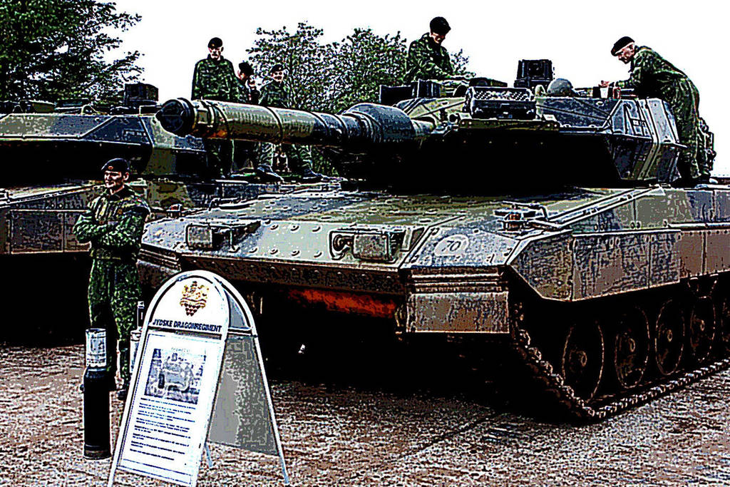 Leopard 2A6EX being presented by WULF-1045 on DeviantArt