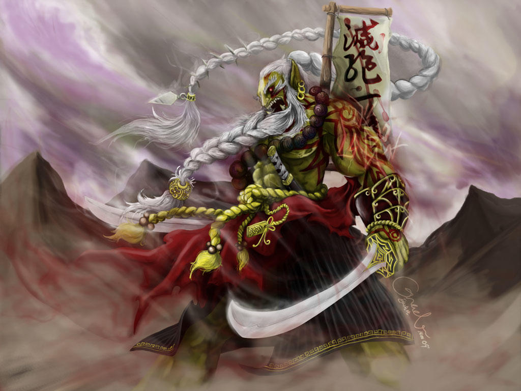 Royal Orc Blade Master by xhchenz on DeviantArt